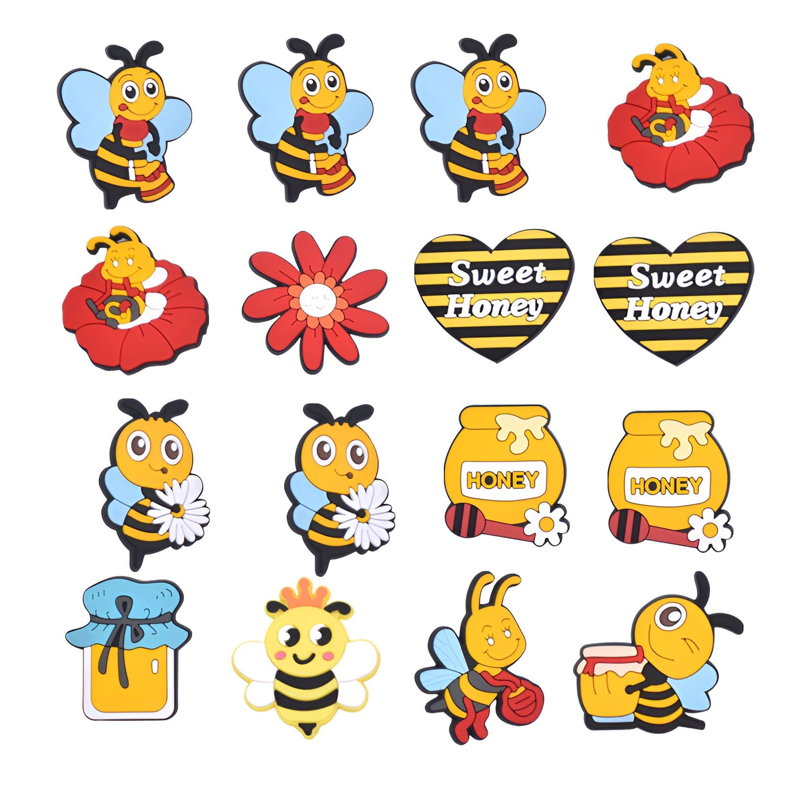 CCOCC 16Pcs Fridge Magnets,3D Sticky Magnets,Mini Magnets,Style4 ...