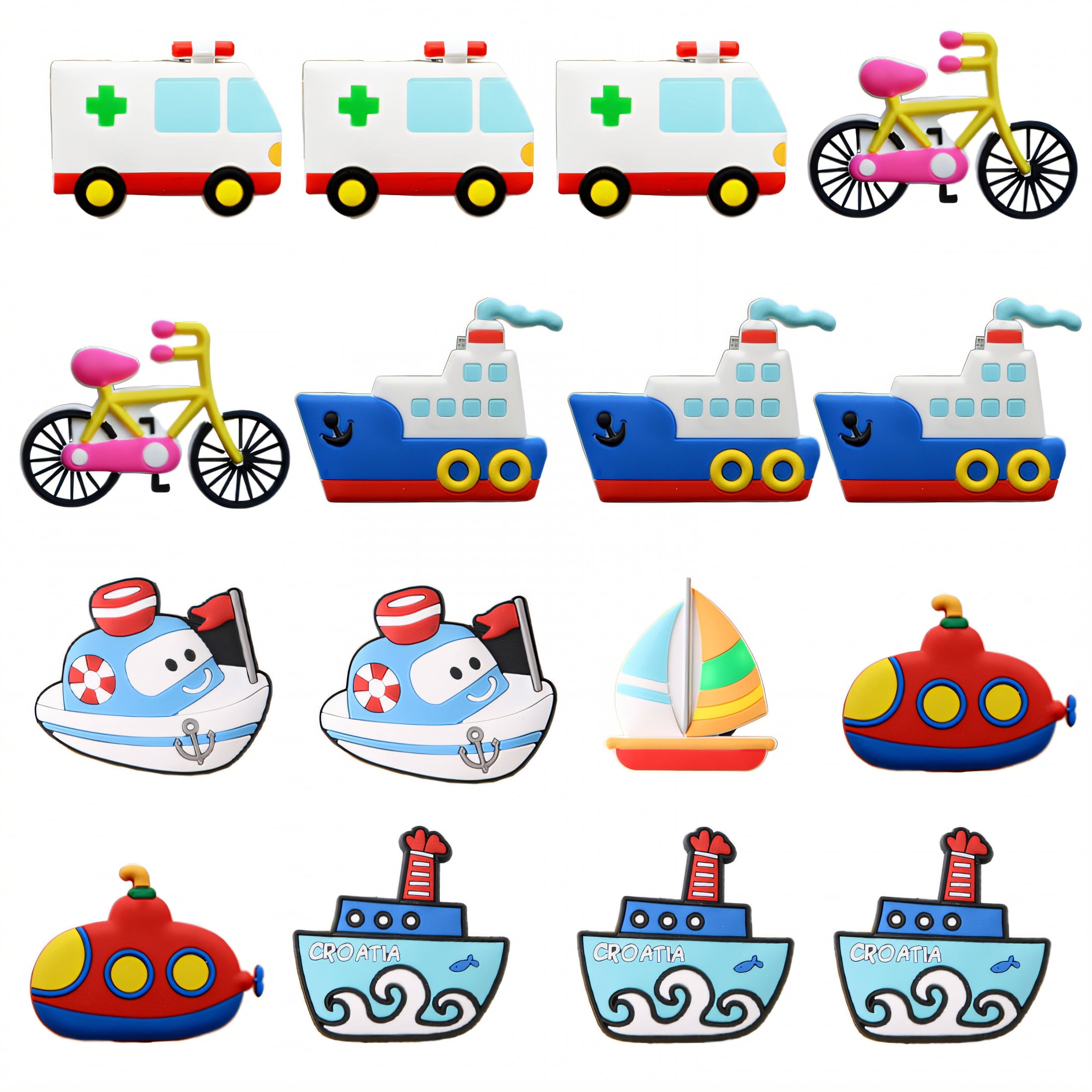 CCOCC 16Pcs Fridge Magnets,Sticky Magnets,Early Childhood Education ...