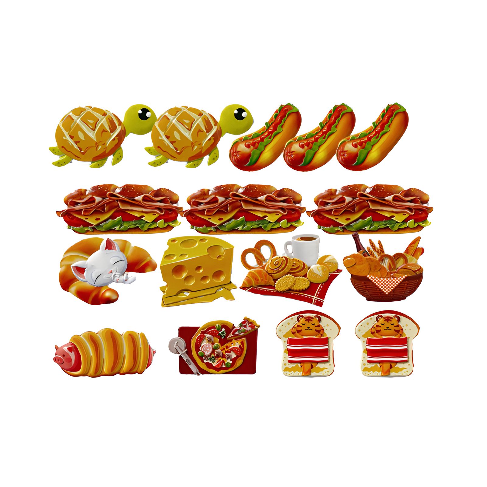 CCOCC 16Pcs Fridge Magnets,Ideal Gift Choice Refrigerator Magnets ...