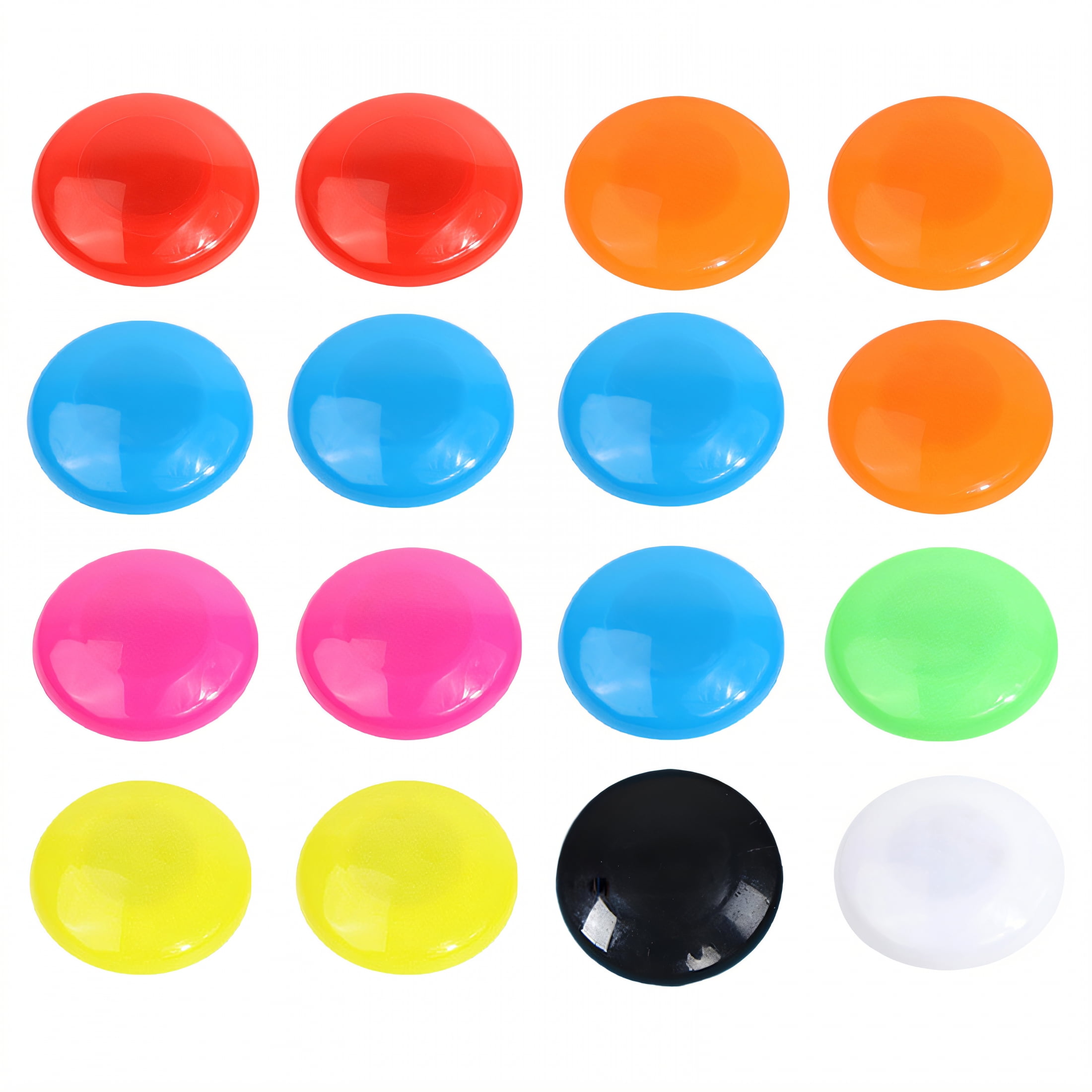 CCOCC 16Pcs Fridge Magnets,Mini Magnets,Plastic Magnetic Buckle Tiny ...