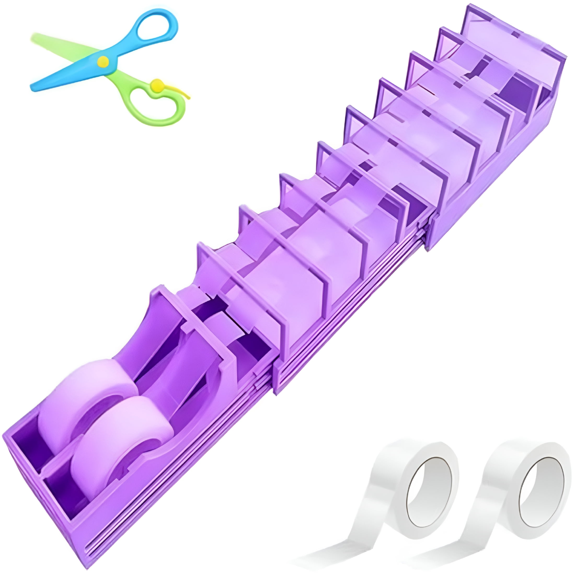 CCOCC 18 Strip Tape Dispenser for Gift Wrapping,Portable Foldable ...