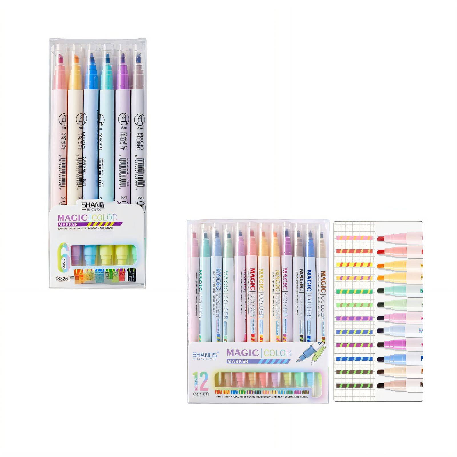 CCOCC 18Pcs Sharpie Highlighters Assorted Colors,Slanted Tip Design for ...