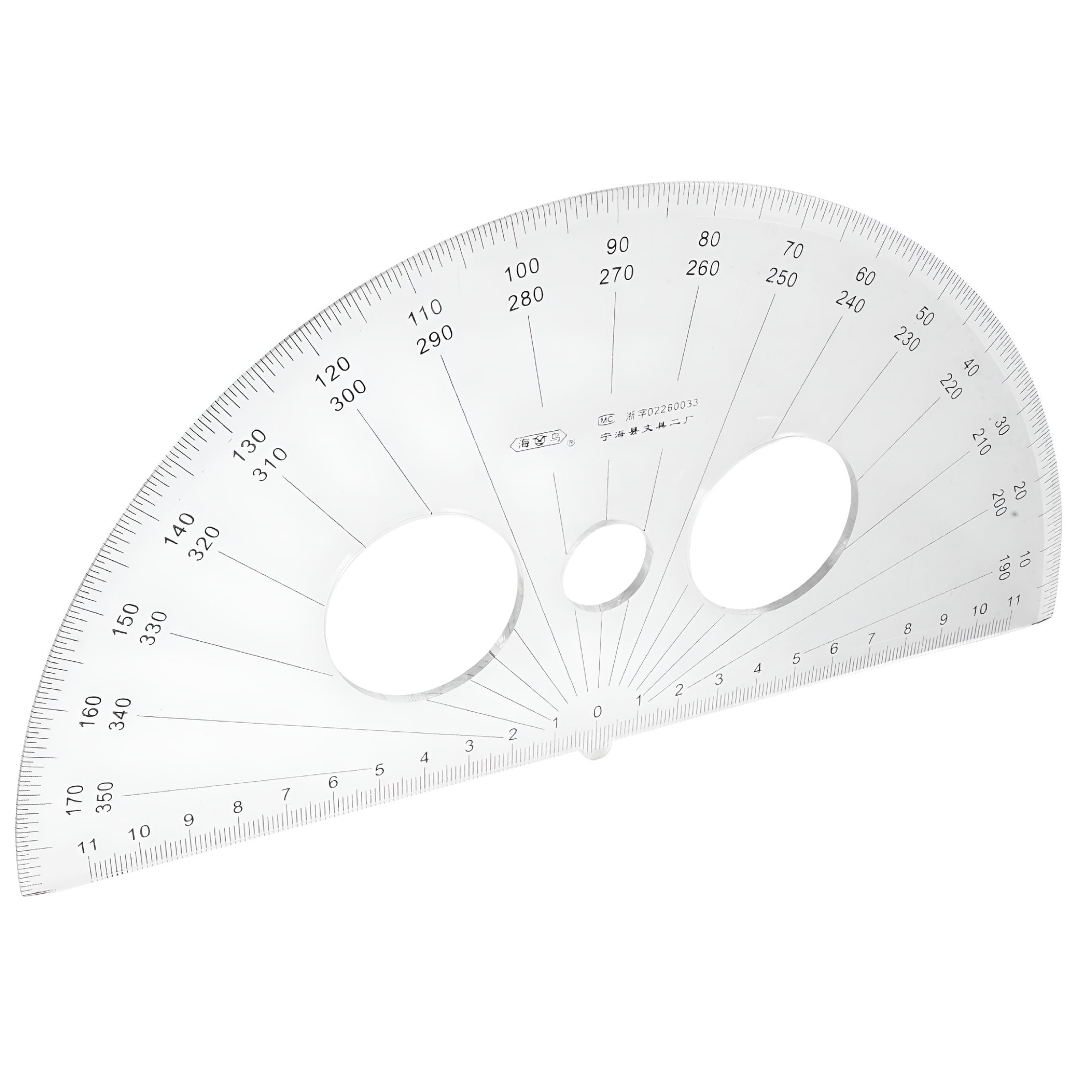 CCOCC 1Set Transparent Protractor for Drawing Tools Teachers Architects - Walmart.com