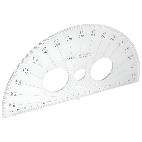 CCOCC 1Set Transparent Protractor for Drawing Tools Teachers Architects ...