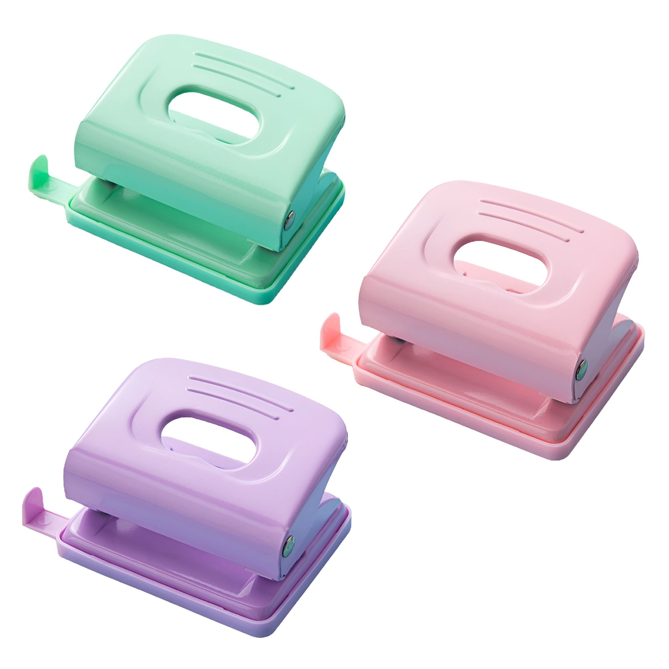 CCOCC 2-Hole Punch Paper Puncher with Alignment Guide for Paper Photo ...