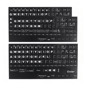 Computer Keyboard Letter Stickers