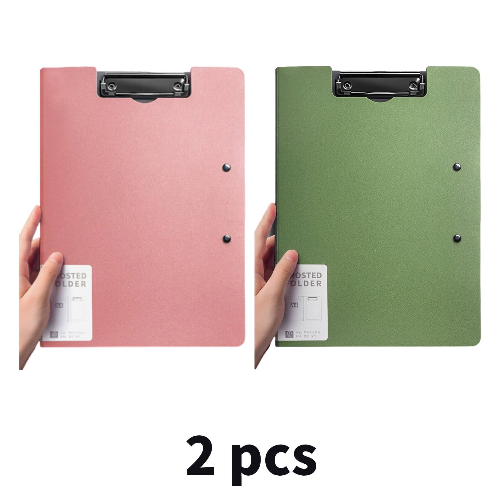 CCOCC 2 Pcs Clipboard,Abrasion-Resistant Material Clipboard with ...
