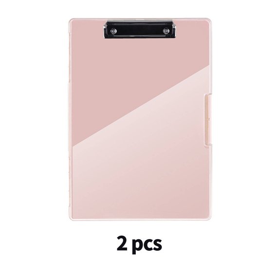 CCOCC 2 Pcs Clipboard,Double-Layer File Box Clipboard with Storage,A4 ...