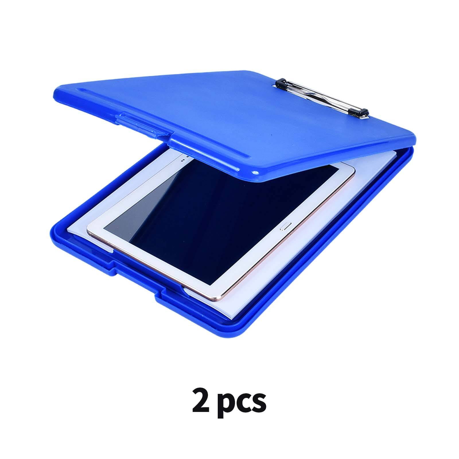 CCOCC 2 Pcs Clipboard,File Box Multifunction Clipboard with Storage ...