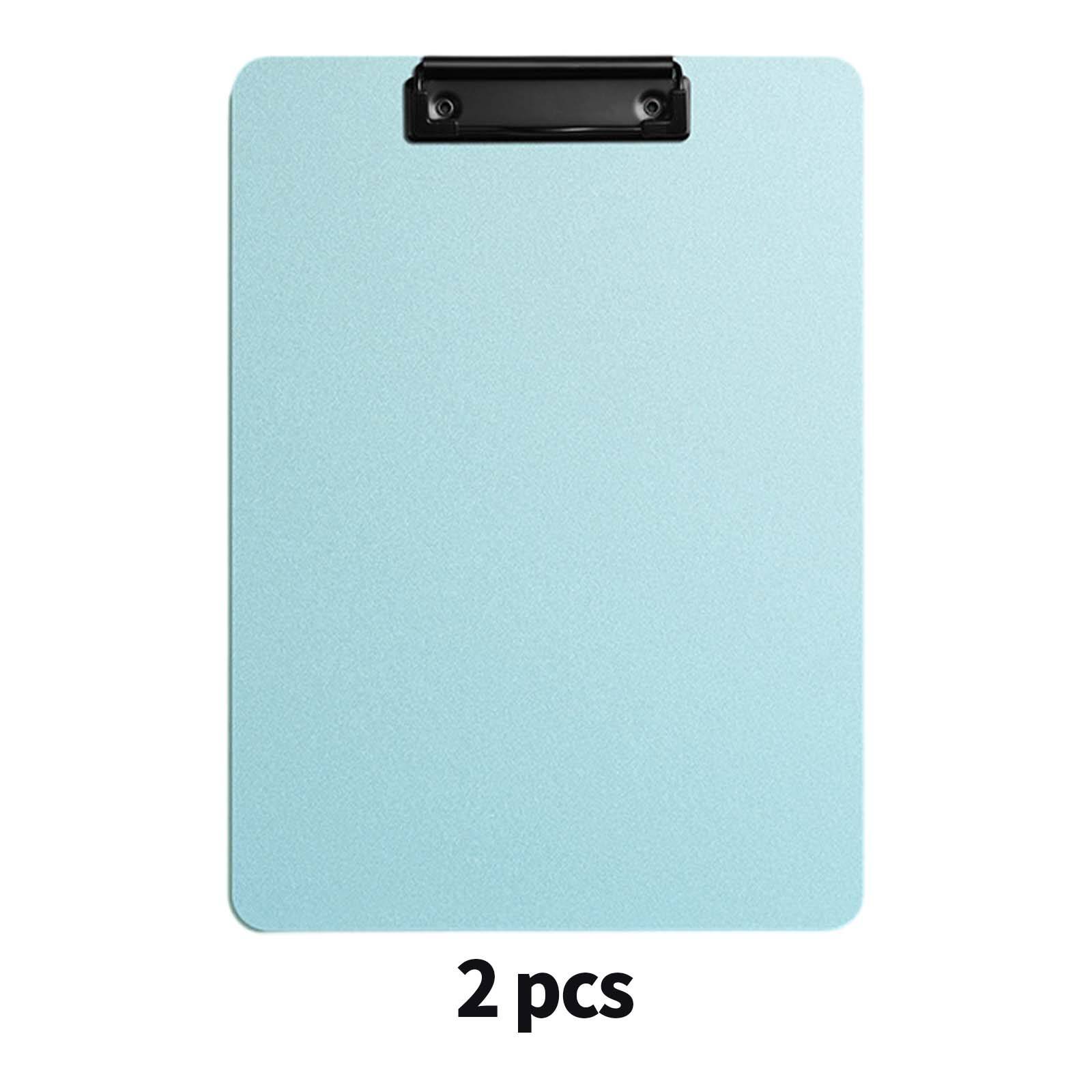 CCOCC 2 Pcs Clipboard,PP Material Clipboard with Storage,Arc Side Angle ...
