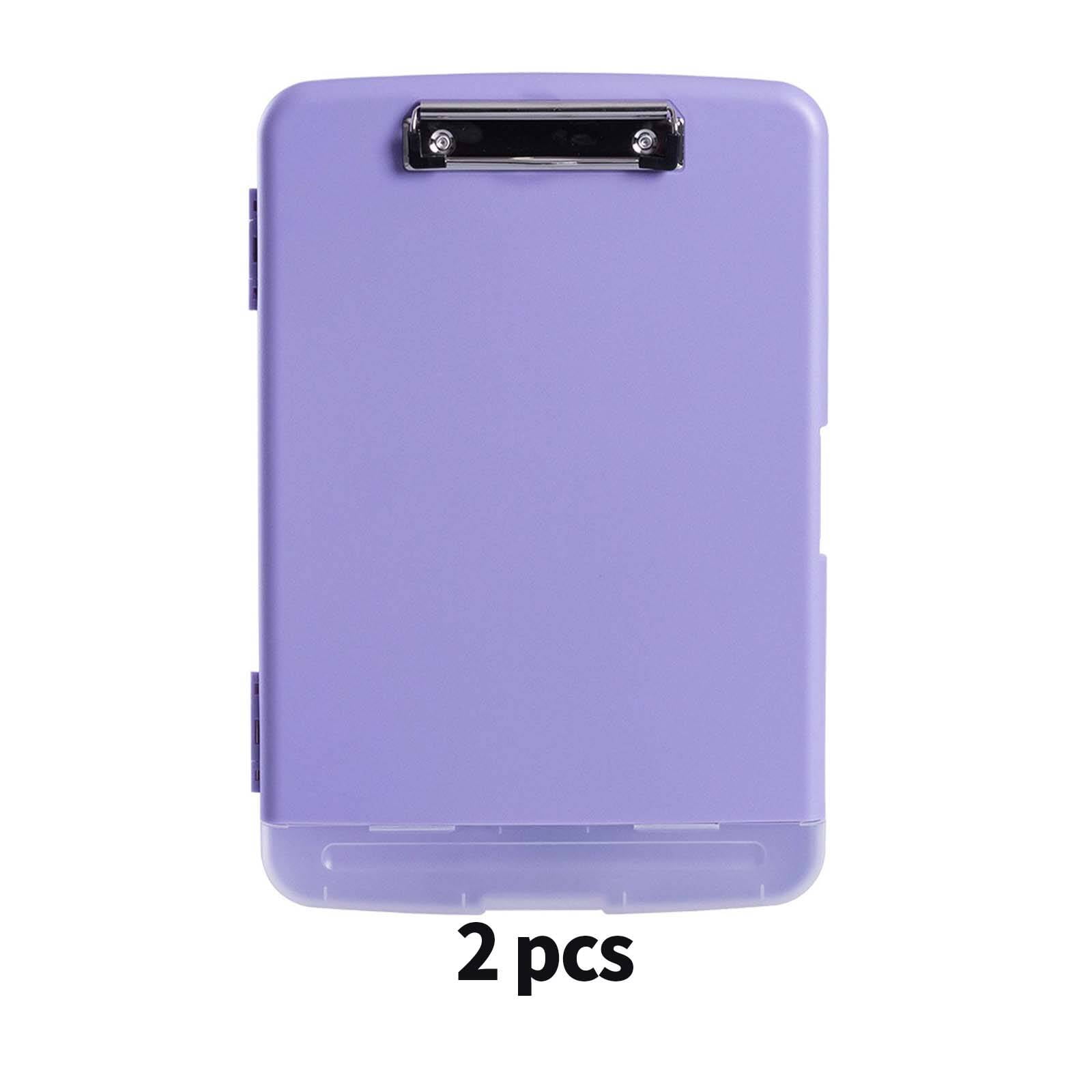 CCOCC 2 Pcs Clipboard,Standard A4 Letter Size Clipboard with Storage ...