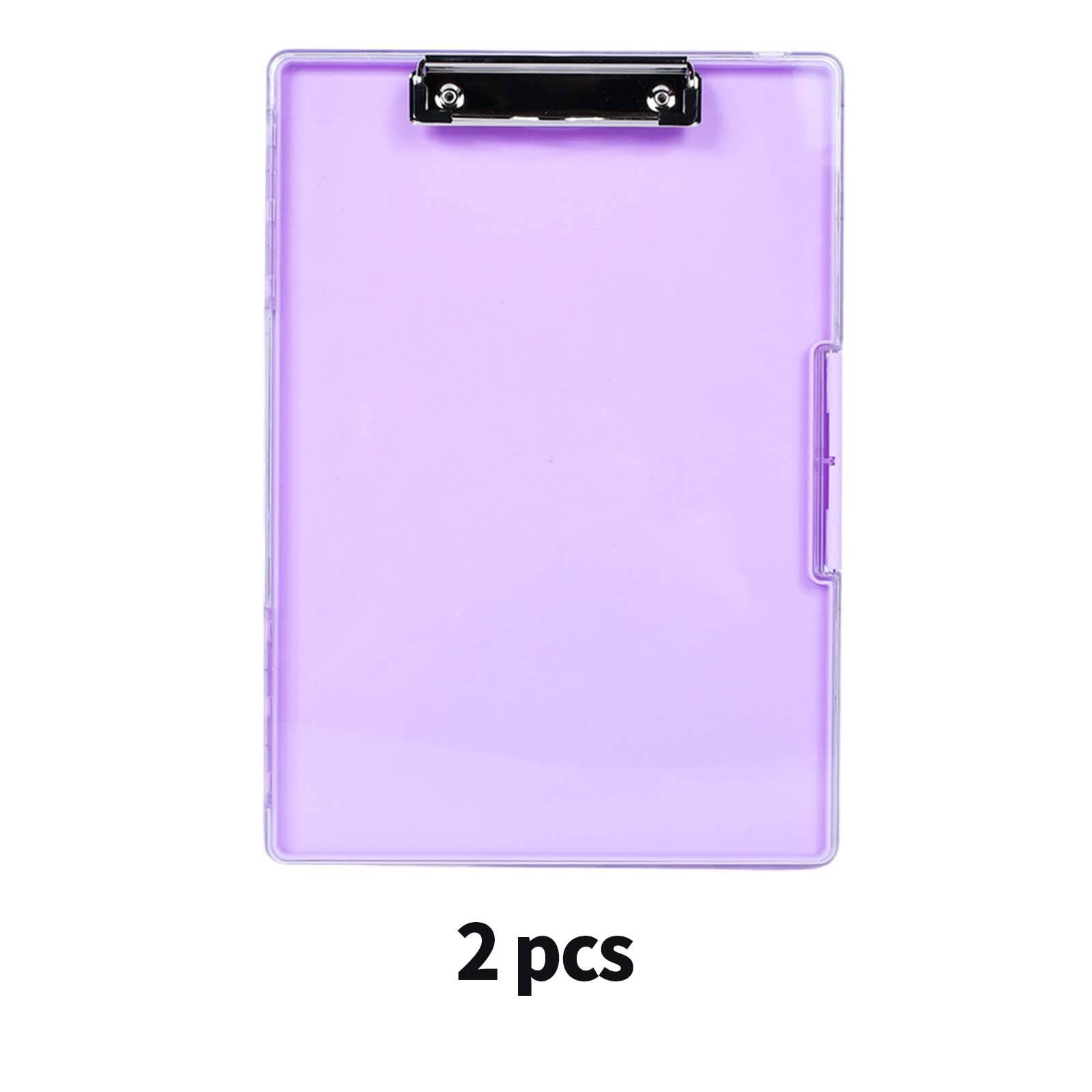 CCOCC 2 Pcs Clipboard,Standard A4 Letter Size Clipboard with Storage ...