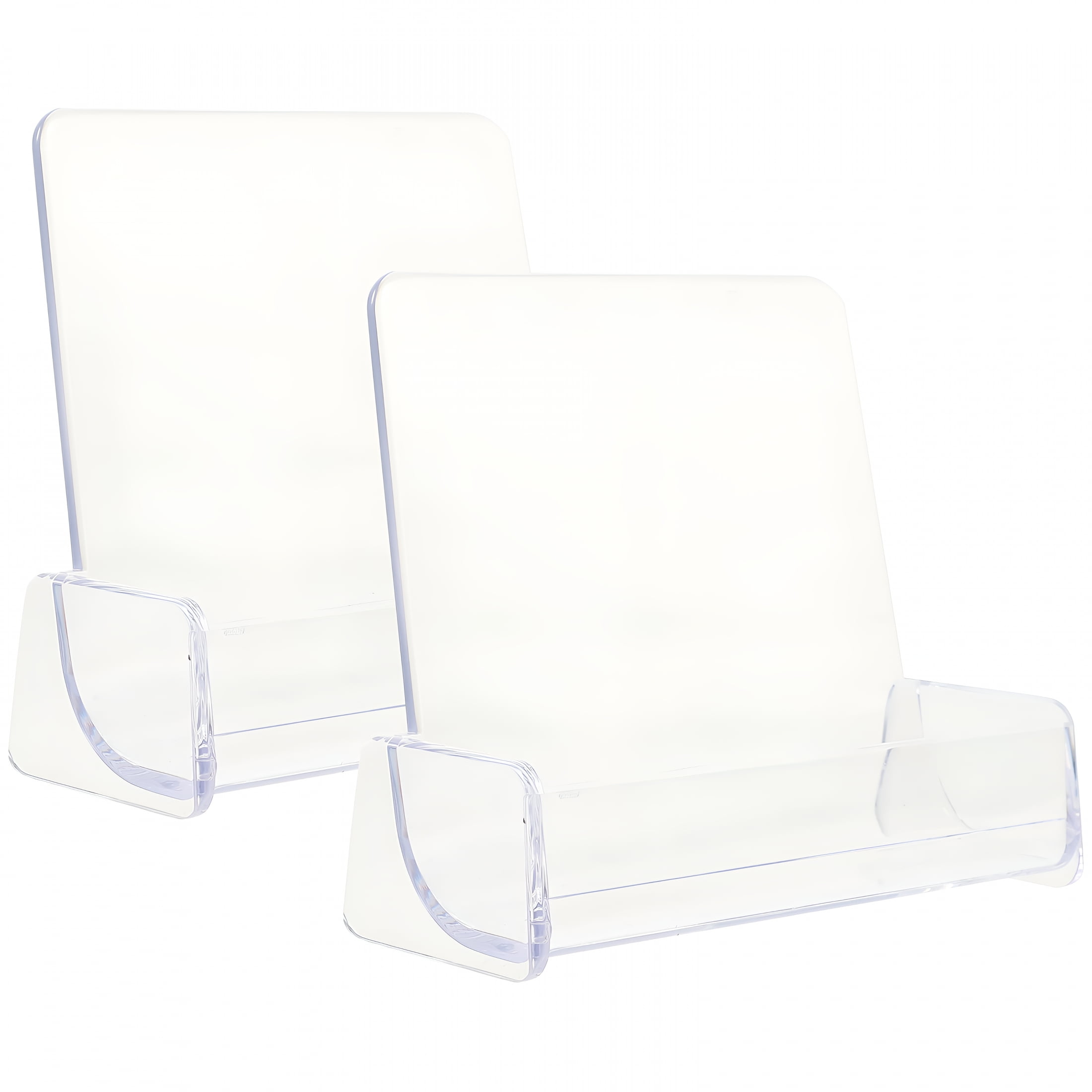 CCOCC 2 Pcs Display Shelf Cards Organizer Desktop Transparent Card ...
