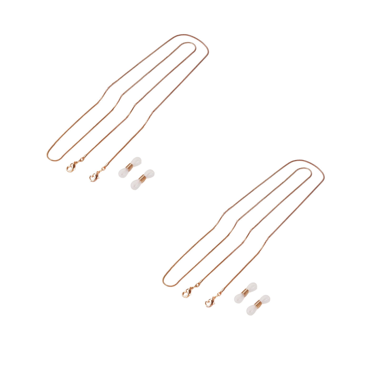 CCOCC 2 Pcs Glasses Strap,Long-Lasting Metal Glasses Chain Eyeglasses ...