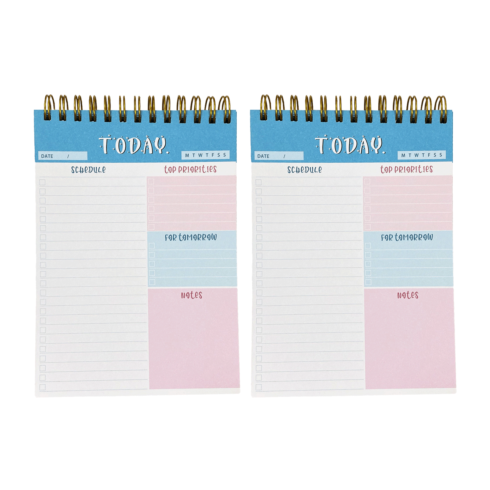 CCOCC 2 Pcs Notebook Lined Paper Hardcover Journal Spiral Notebook and ...