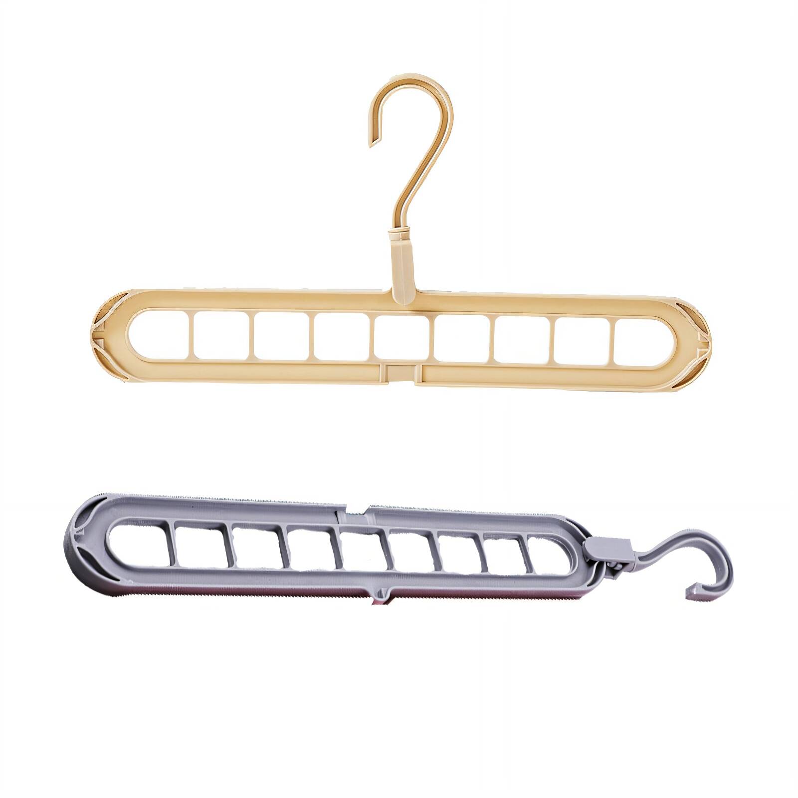 CCOCC 2 Pcs Space Saving Hangers Convenient Nine-Branch Structure for ...