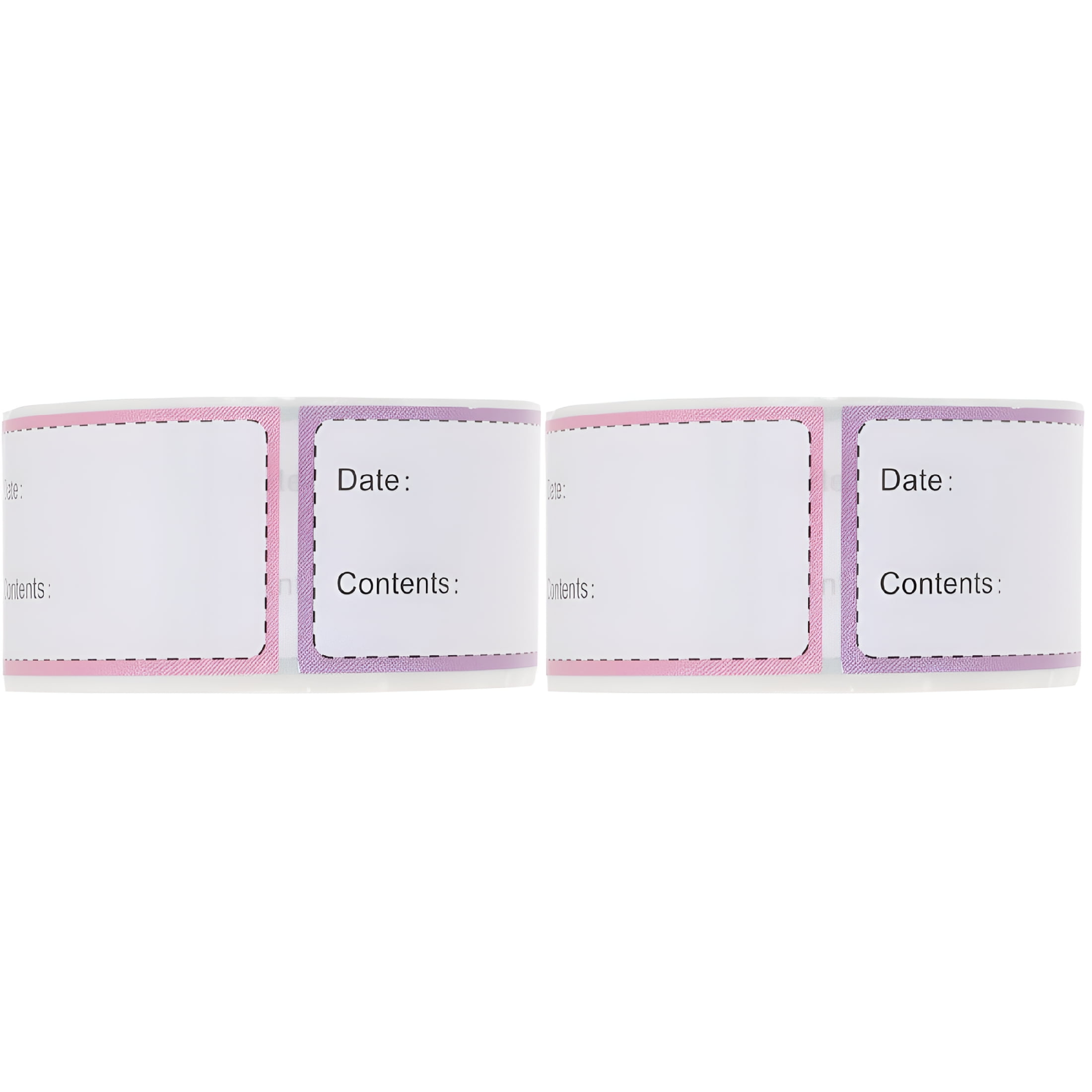 CCOCC 2 Rolls Date Food Labels Tag Storage Freezer Write on for ...
