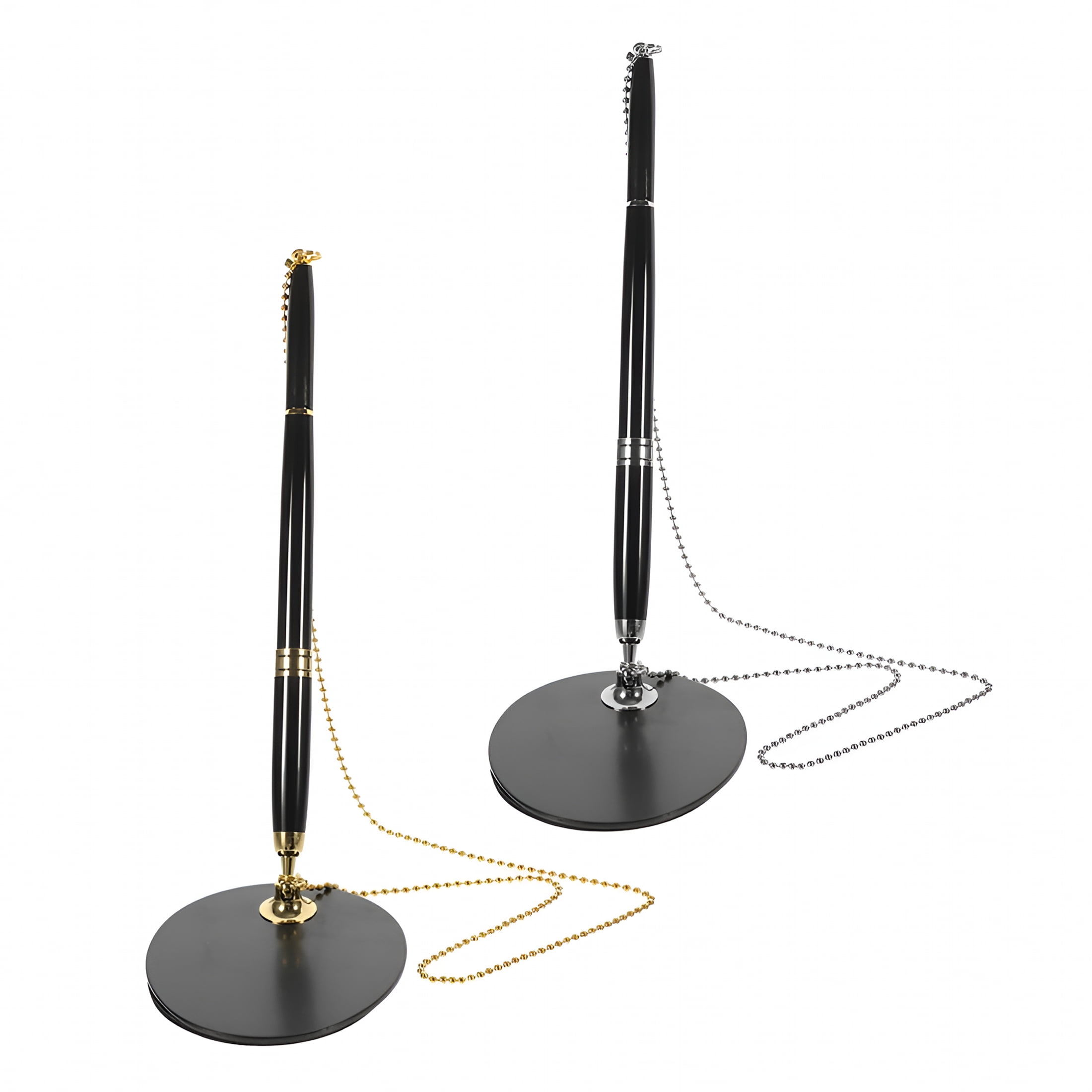 CCOCC 2 Sets Counter Pens With Chain And Pen Holder For Home Office ...
