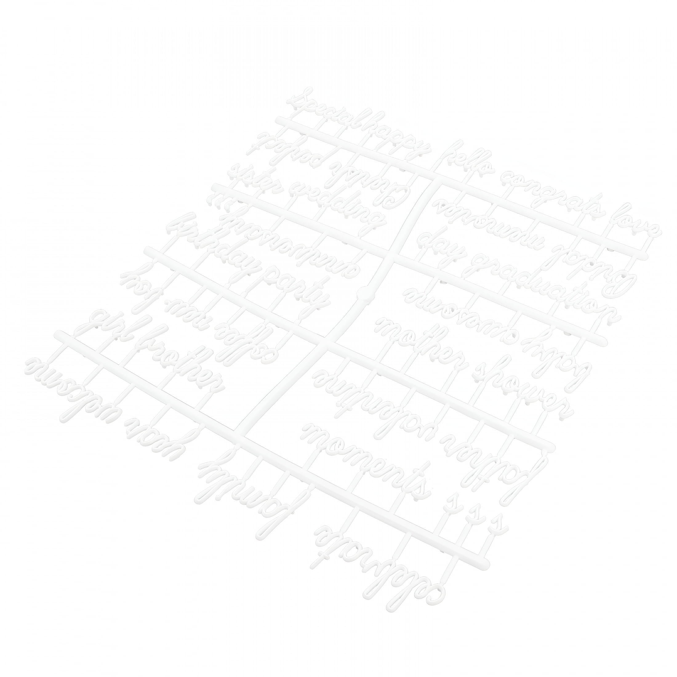 CCOCC 2 Sets Replaceable Felt Board Letters Plastic Letter Board Signs ...