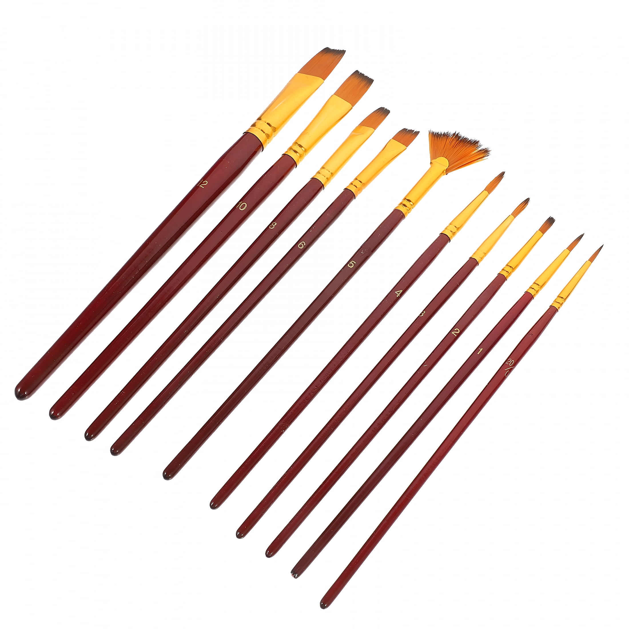 CCOCC 20 Pcs Adult Drawing Paintbrush Oil Painting Brushes Watercolor ...