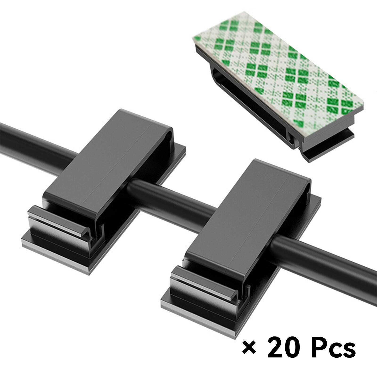 CCOCC 20 Pcs Cable Management,Strong Adhesive Design Cable Clips,Cable ...