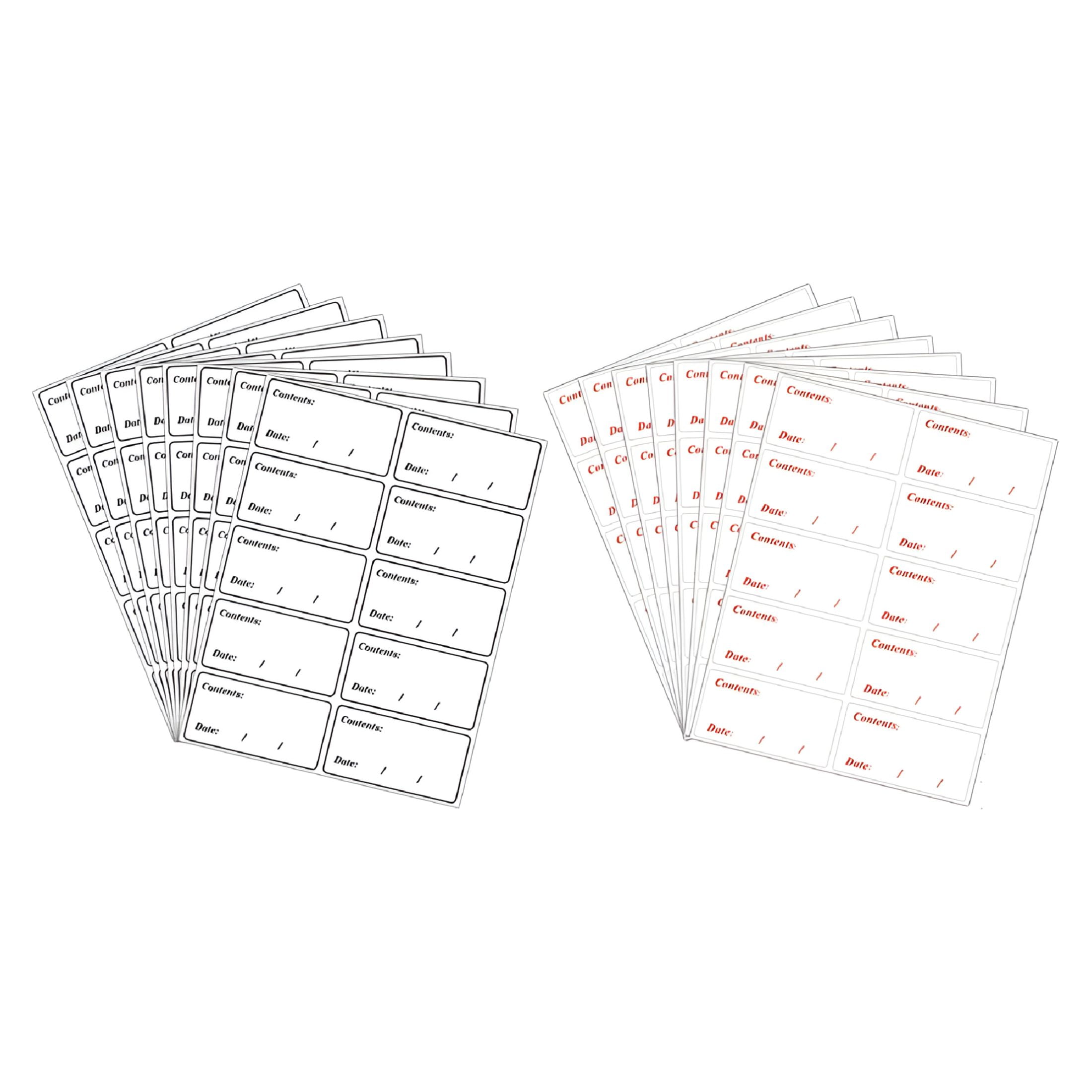 CCOCC 200 Food Container Labels,Removable Refrigerator Food Labels ...