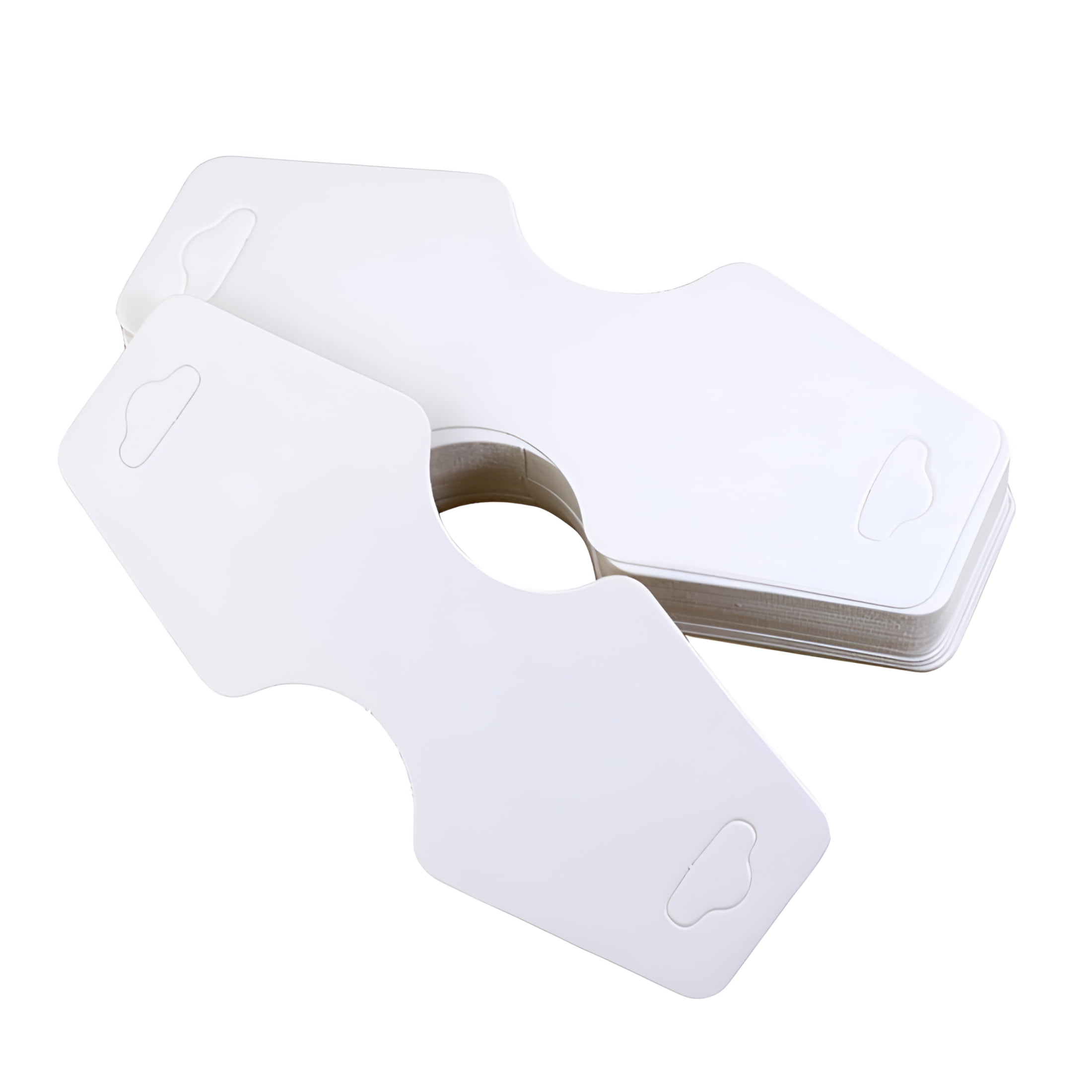 CCOCC 200 Sheets Necklace Display Cards, Blank Kraft Paper Jewelry ...