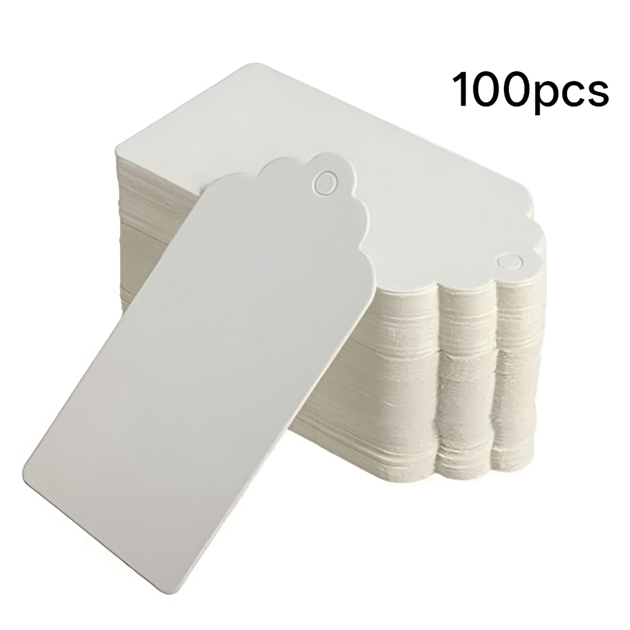 CCOCC 2026 New 100-Pack Kraft Paper Gift Tags-Blank Brown Hang Tags for ...