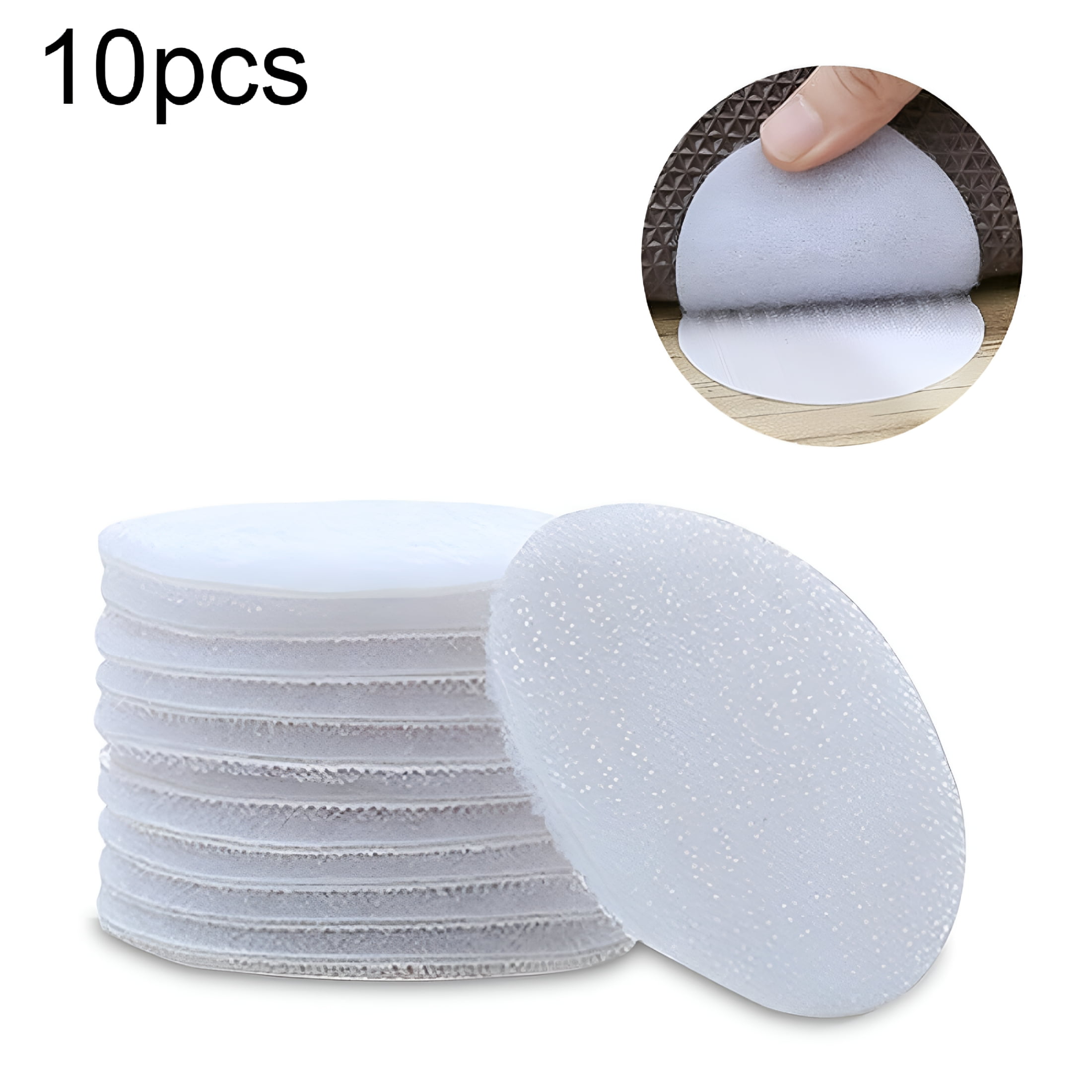 CCOCC 2026 New 10Pcs Double Sided Sticky Tape Adhesive Sticker Rug Mat ...