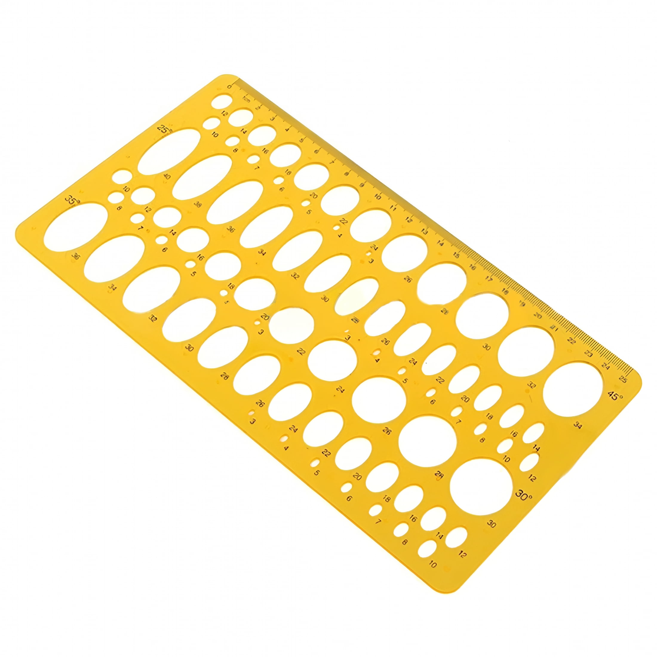 CCOCC 2026 New 21Cm/25Cm Ellipse Drafting Drawing Stencil Mechanical ...