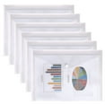 CCOCC 2026 New 24 Pcs Clear Pop Wallets A4 Clear Document Folder ...