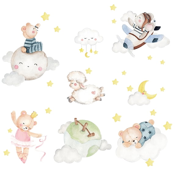 CCOCC 2026 New 2Pack Wall Stickers 11.81"X 35.43" Bedroom Wall Decor ...