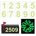 CCOCC 2026 New 30 Pcs Glow-In-Dark Mailbox Numbers,0-9 Numbers Self ...