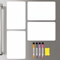 CCOCC 2026 New 4 Pcs Magnetic Dry Erase Board Sheet for Fridge,12"X8 ...