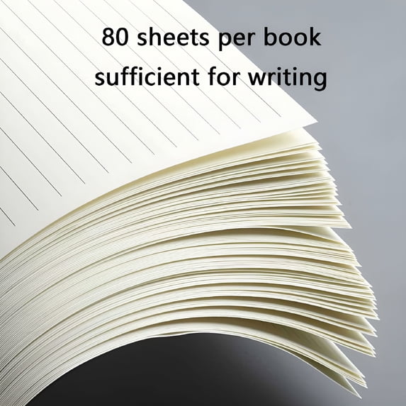 CCOCC 2026 New 5 Grids Refill Paper Insert Sheets Lined Paper 80 Sheets ...