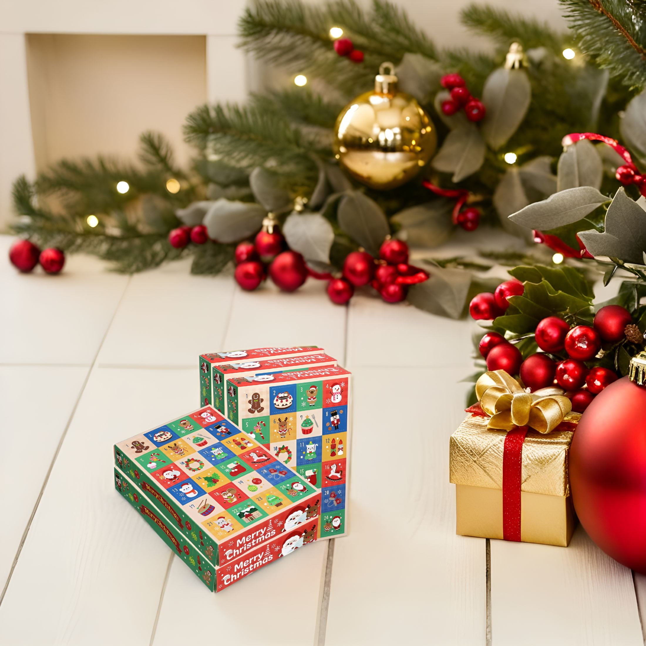 CCOCC 2026 New 5 Pcs Advent Boxes to Fill Christmas Countdown Calendar ...
