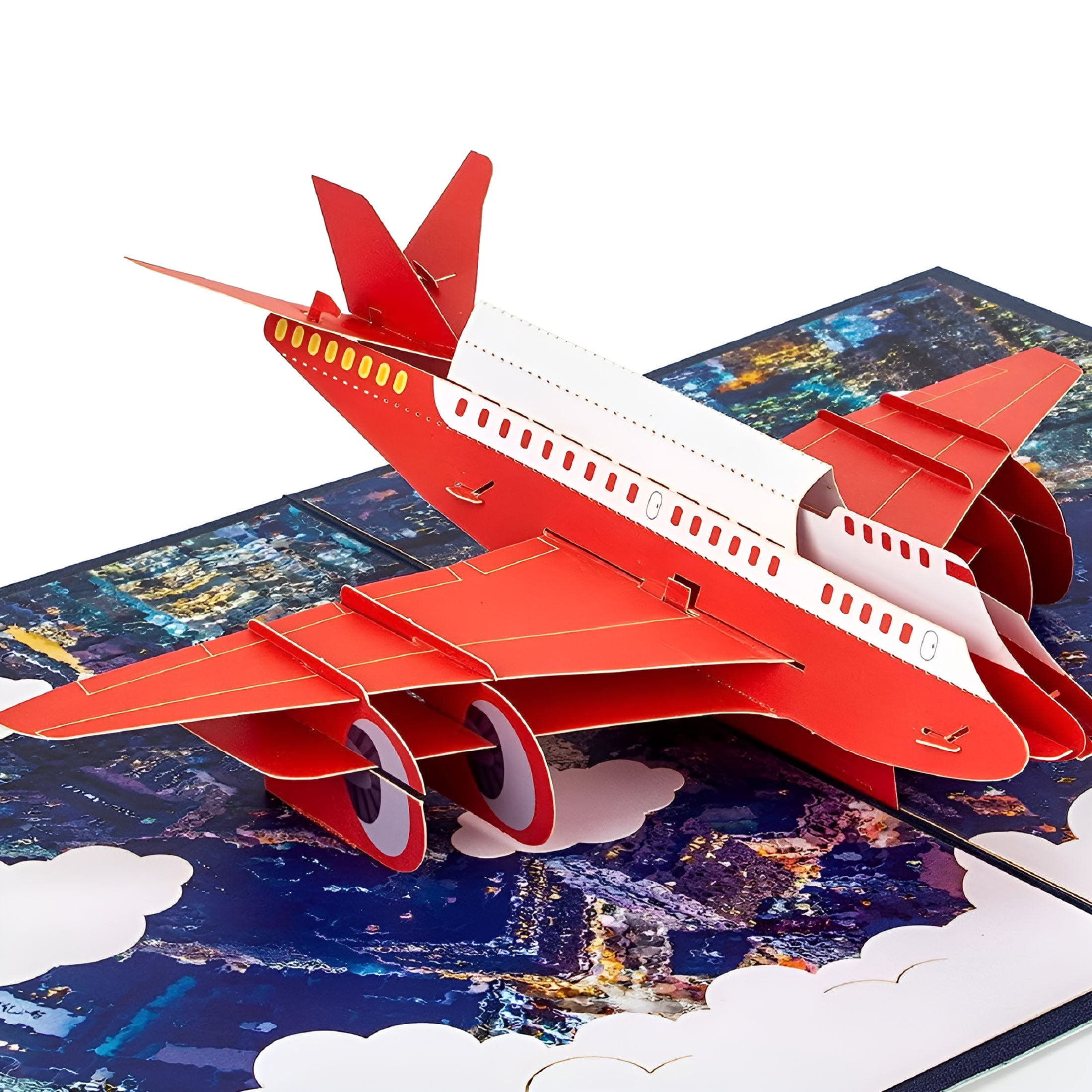 CCOCC 2026 New Airplane Pop Up Card,3D Handmade Greeting Card for All ...