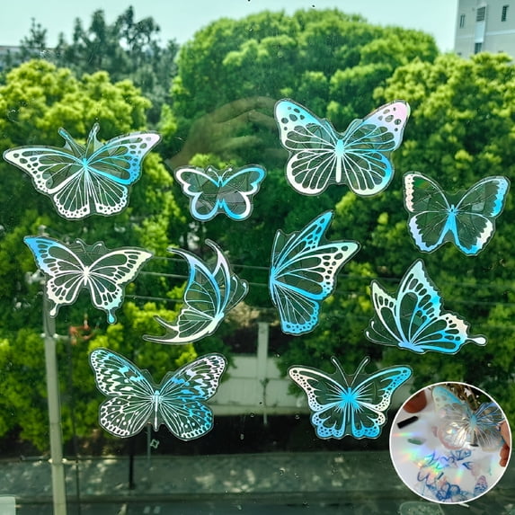 CCOCC 2026 New Bird Strike Window Decals, Non Adhesive Window Clings ...
