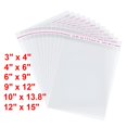 CCOCC 2026 New Clear Cellophane Plastic Bags,Resealable Self-Sealing ...