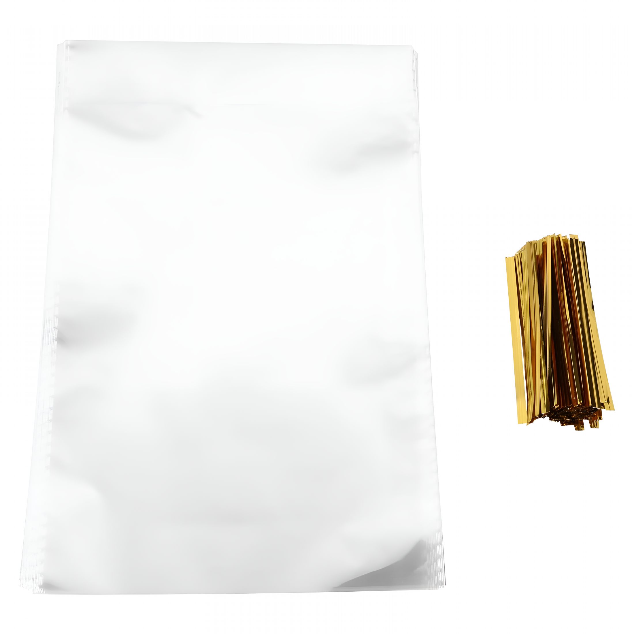 CCOCC 2026 New Clear Treat Bags 400Pcs Clear Flat Cellophane Bags with ...