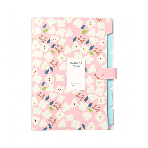 CCOCC 2026 New Expandable File Folders A4 Expanding File Folder Floral ...