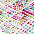 CCOCC 2026 New Gem Stickers 1200+ Self Adhesive Jewel for Crafts ...