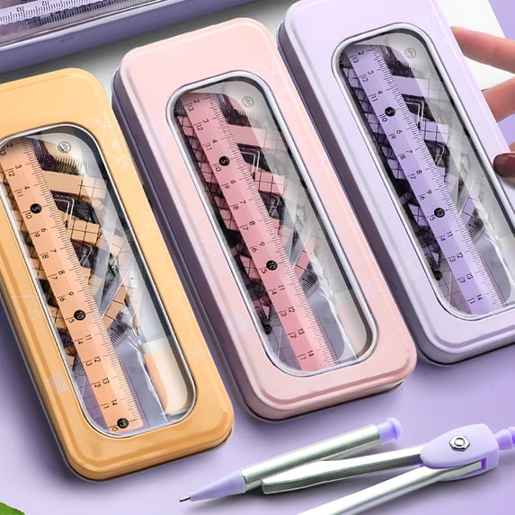 CCOCC 2026 New Geometry Set Protractor and Compass Set with 7X3 ...