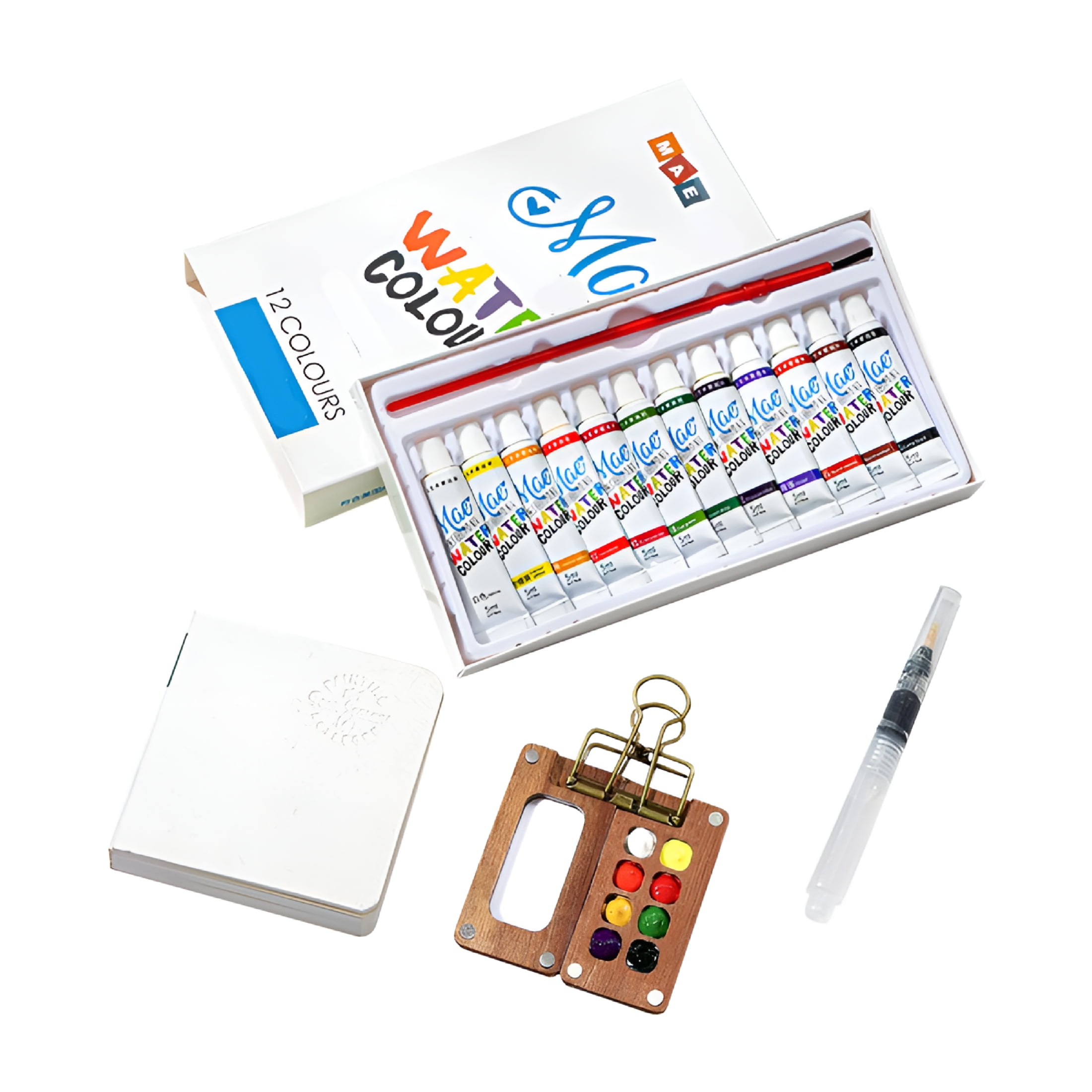 CCOCC 2026 New Mini Watercolor Paint Set 50Ml Portable Travel Painting ...