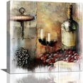 CCOCC 2026 New Red Wine Cups Kitchen 12" X 16" Framed Art Print for ...