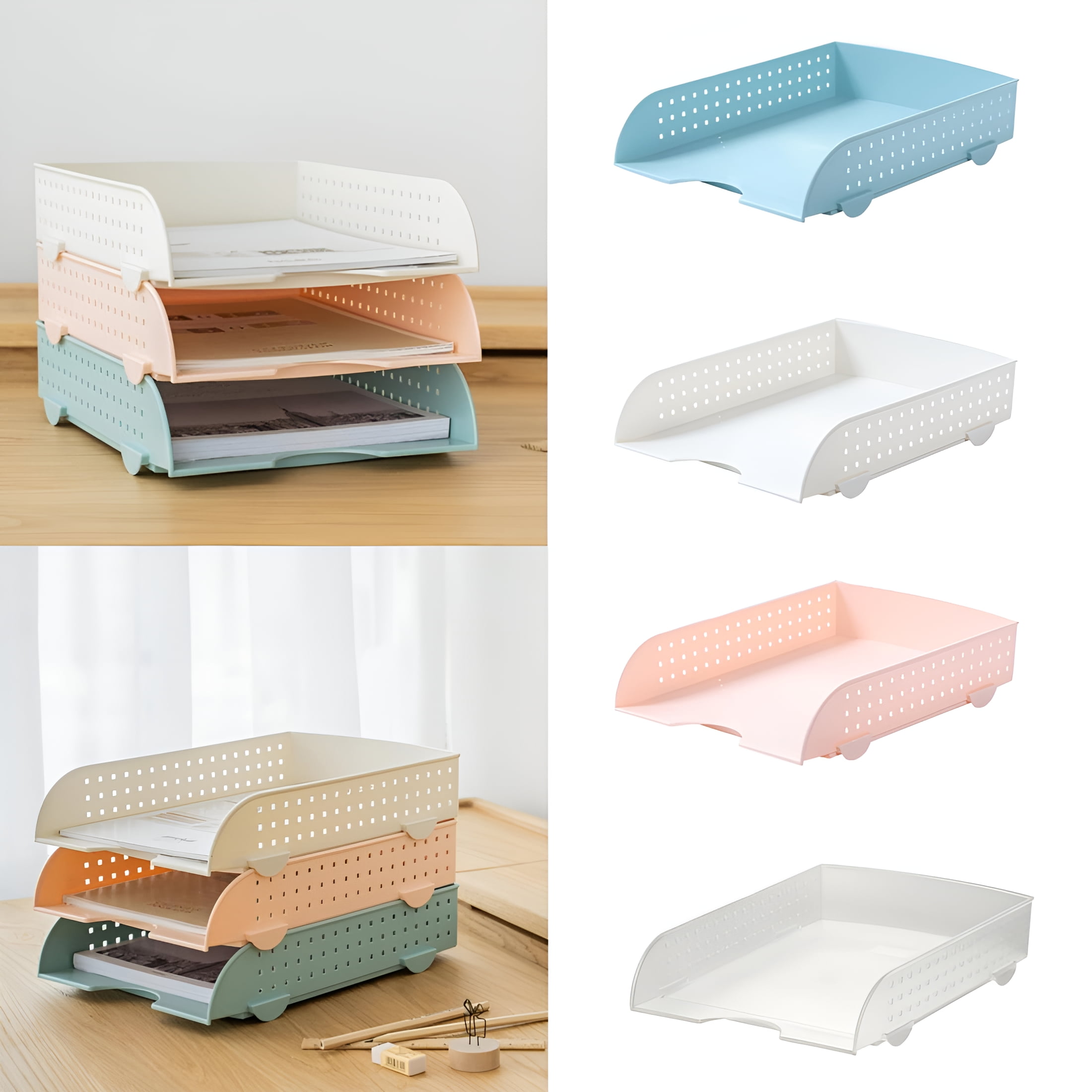 CCOCC 2026 New Stackable Single-Compartment Plastic Letter Tray ...