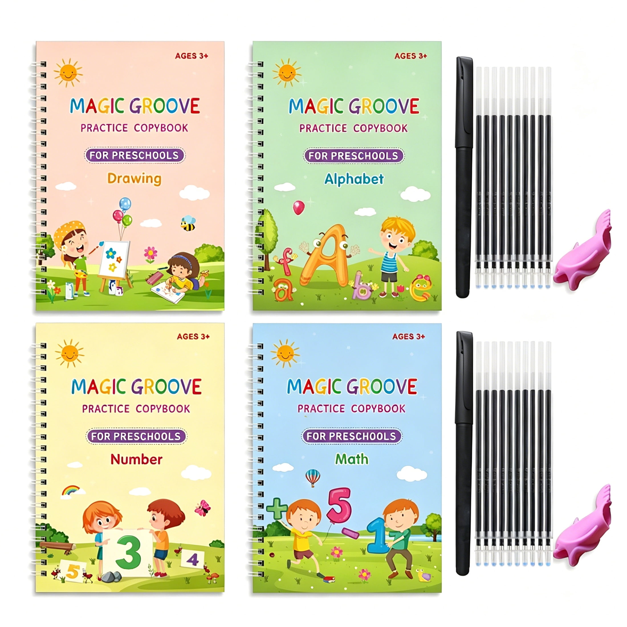 CCOCC 2026 New Writing Books,Magic Groove Practice Books,Reusable Magic ...