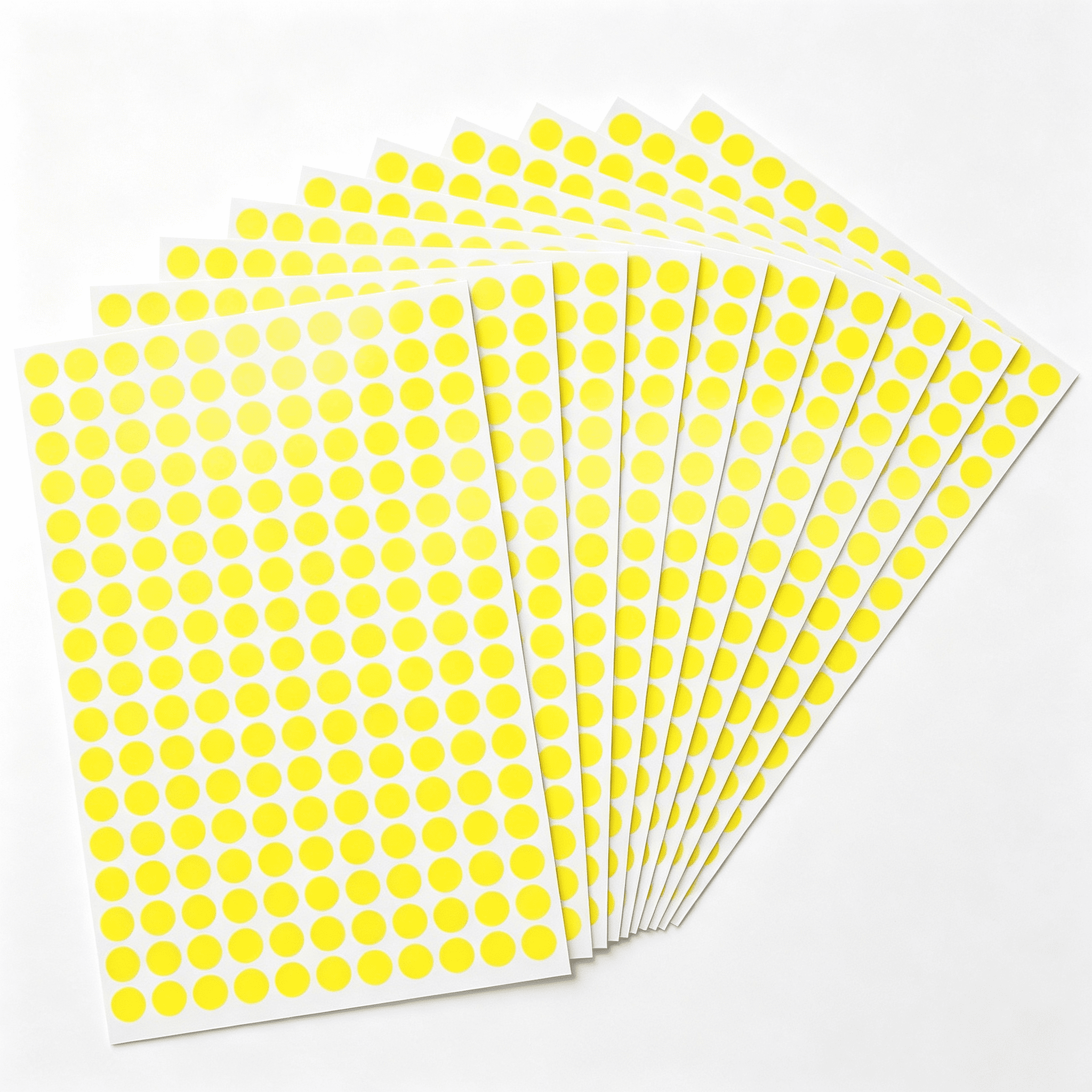 CCOCC 2040 Pcs Small Dot Stickers 0.4 Inch Writable Circle Color Coding ...