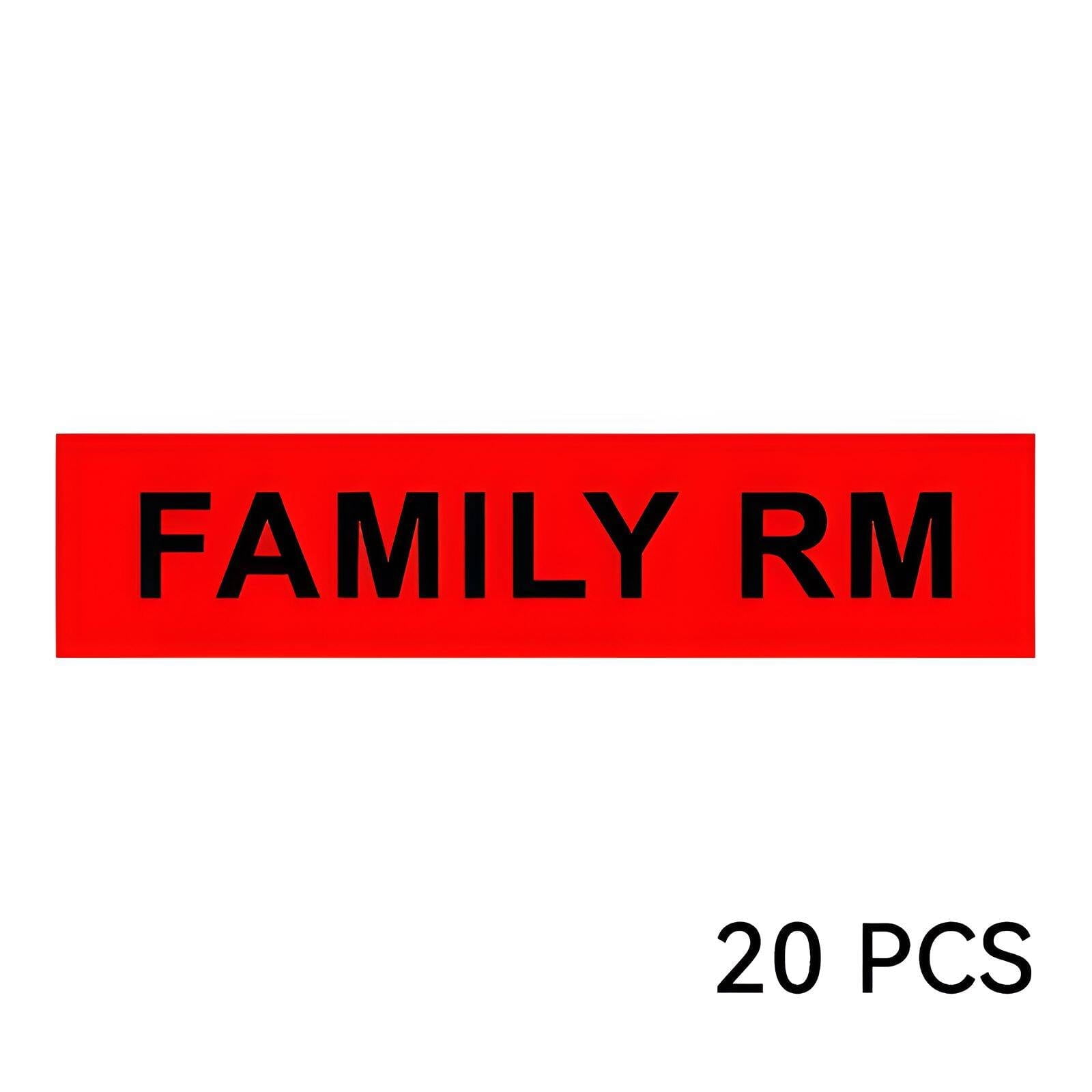 CCOCC 20Pcs Name Tags,Clear Adhesive Sticker Labels,Easy Identification ...