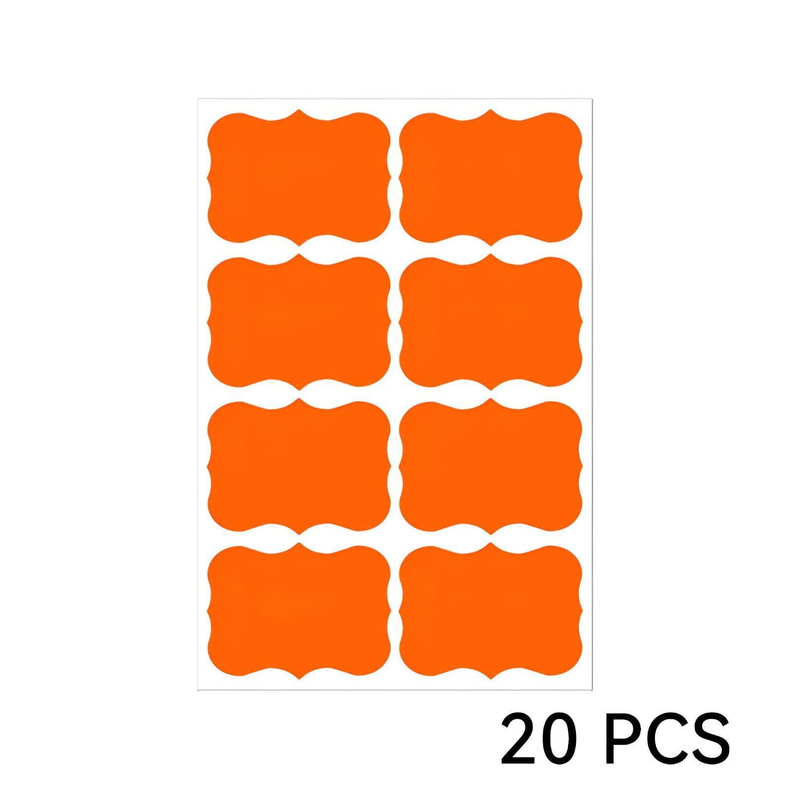 CCOCC 20Pcs Name Tags,Clear Marking Sticker Labels,Easy Clean Name Tag ...